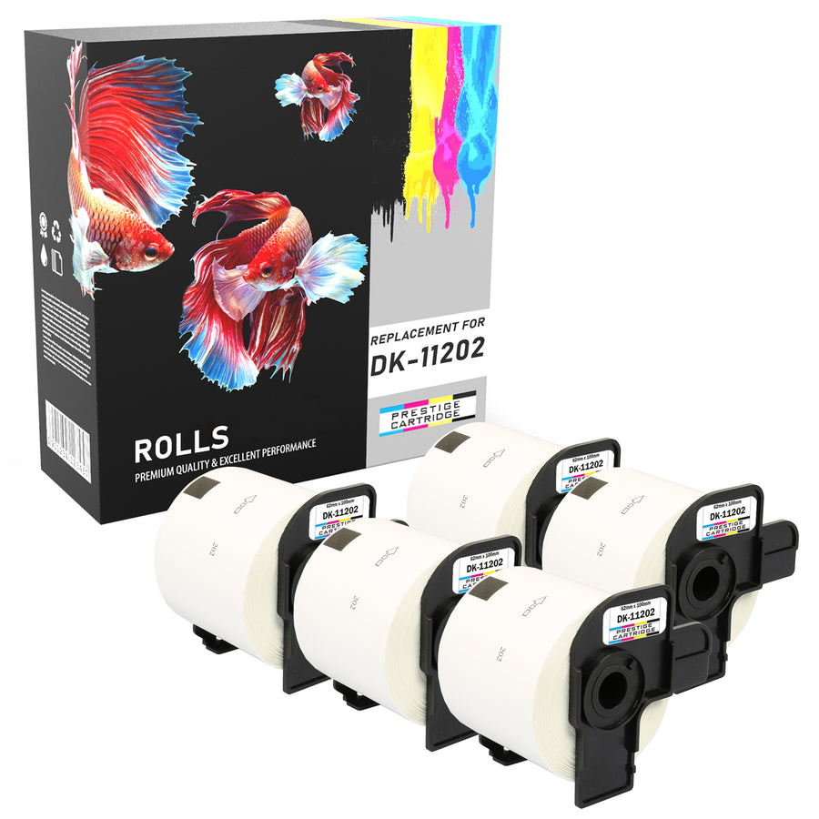 Compatible DK-11202 Brother Labels 62mm x 100mm - Prestige Cartridge