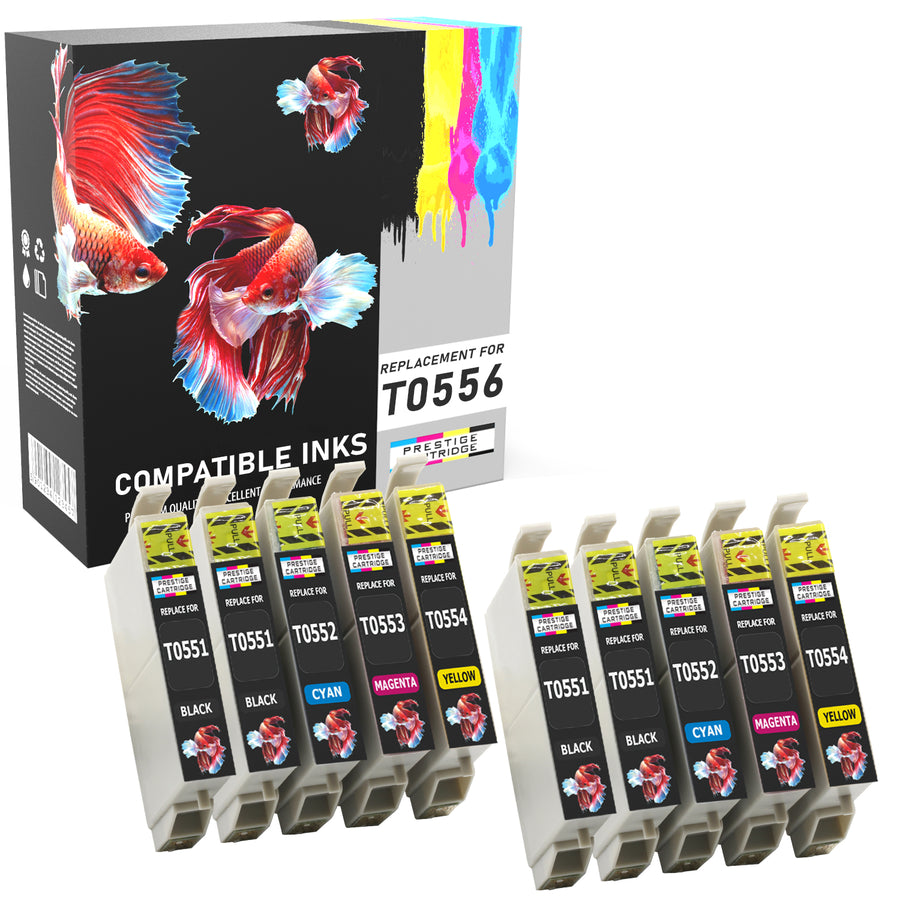 Prestige Cartridge™ Compatible T0555 Ink Cartridges for Epson Stylus