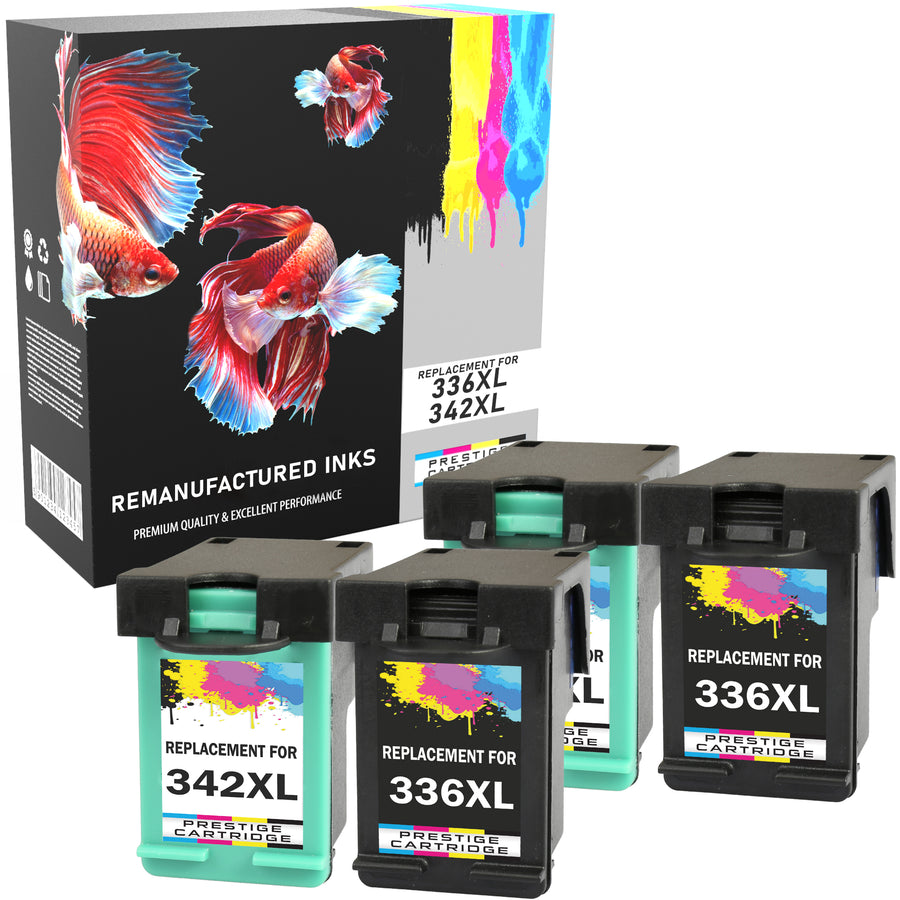 Prestige Cartridge™ Remanufactured HP 336 & 342 Ink Cartridges for HP